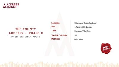 The County Address Phase 2 in Sarjapur, Bangalore - Price, Reviews ...