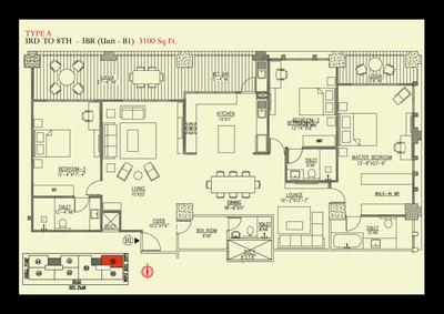UKN Miraya Rose in Whitefield, Bangalore - Price, Reviews & Floor Plan