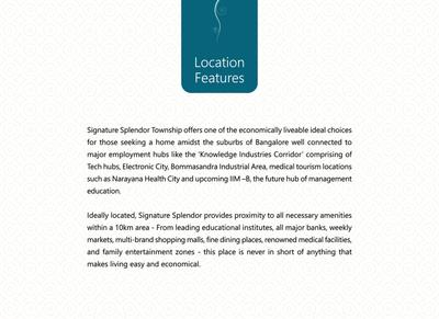 Signature Splendor in Chandapura, Bangalore - Price, Reviews & Floor Plan