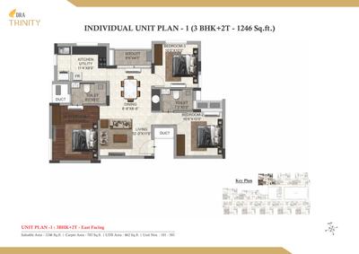 DRA Trinity in Thoraipakkam, Chennai - Price, Reviews & Floor Plan