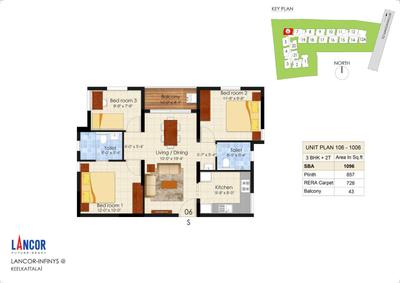 Lancor Infinys in Keelakattalai, Chennai - Price, Reviews & Floor Plan