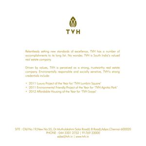 True Value TVH Quadrant in Adyar, Chennai - Price, Reviews & Floor Plan