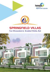 Harshit Springfield Villas in Kondakal, Hyderabad - Price, Reviews ...