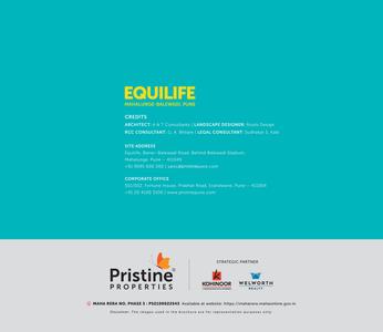 Pristine Equilife Homes Phase 1 Brochure Mahalunge, Pune