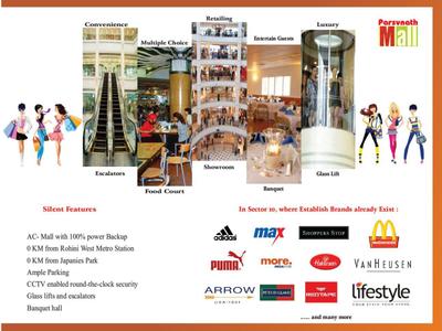 Parsvnath Mall in Sector 10 Rohini, New Delhi | Commercial Property in ...