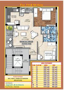 Sri Lakshmi Adithya Apartment in Kolathur, Chennai - Price, Reviews & Floor Plan