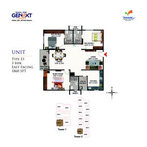 Ramky One Genext Towers in Uppal, Hyderabad - Price, Reviews & Floor Plan