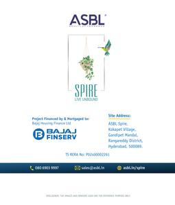 Ashoka India ASBL Spire in Kokapet, Hyderabad - Price, Reviews & Floor Plan