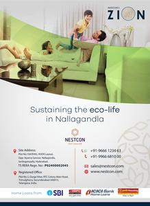 Nestcon Zion in Gopanapalli, Hyderabad - Price, Reviews & Floor Plan