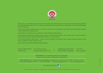 Ajmera Villows in Electronic City, Bangalore - Price, Reviews & Floor Plan