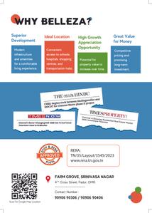 Earthen Spaces Belleza in Padur, Chennai - Price, Reviews & Floor Plan