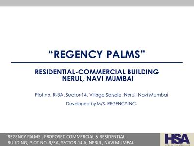 Regency Palms Phase IV Brochure Nerul, Navi Mumbai