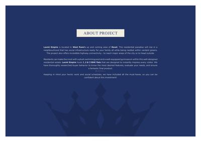 Mehetre Laxmi Empire in Ravet, Pune - Price, Reviews & Floor Plan