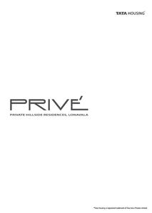 TATA Housing Prive in Khandala, Lonavala - Price, Reviews & Floor Plan