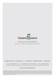 Emerald Coconut Grove in Bicholim, Goa - Price, Reviews & Floor Plan