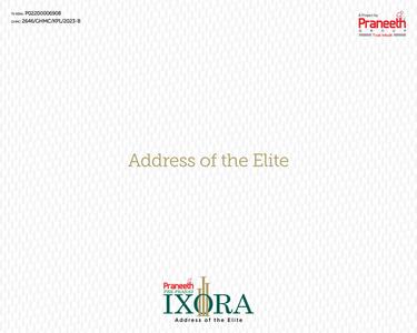 Praneeth Ixora in Hafeezpet, Hyderabad - Price, Reviews & Floor Plan