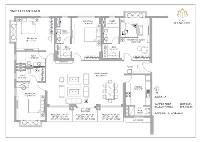 PS The Reserve in Ballygunge, Kolkata - Price, Reviews & Floor Plan