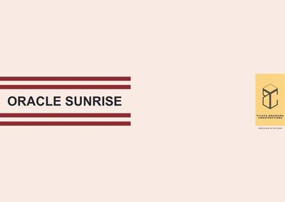 VBC Oracle Sunrise Brochure Choodasandra, Bangalore