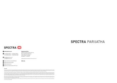 Spectra Parijatha in Whitefield, Bangalore - Price, Reviews & Floor Plan