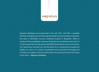 Signature Splendor in Chandapura, Bangalore - Price, Reviews & Floor Plan