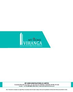 My Home Vihanga in Gachibowli, Hyderabad - Price, Reviews & Floor Plan