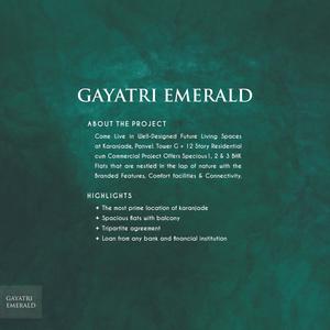 Dubey Gayatri Emerald in Karanjade, Navi Mumbai - Price, Reviews & Floor Plan