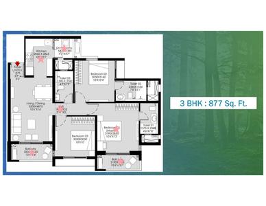 Godrej Hillside 3 in Mahalunge, Pune - Price, Reviews & Floor Plan