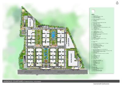 Ambience Courtyard in Manikonda, Hyderabad - Price, Reviews & Floor Plan