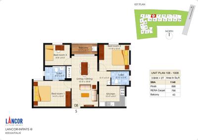 Lancor Infinys in Keelakattalai, Chennai - Price, Reviews & Floor Plan