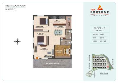 Teja Fortune Heights in Patancheru, Hyderabad - Price, Reviews & Floor Plan