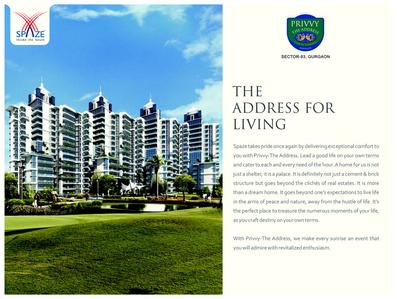 Spaze Privvy The Address in Sector 93, Gurgaon - Price, Reviews & Floor ...